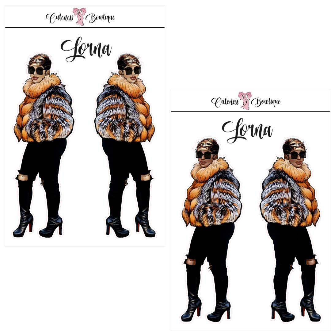 The CUSTOM Cuteness Doll Collection Sticker Sheet | Cuteness Planner S ...