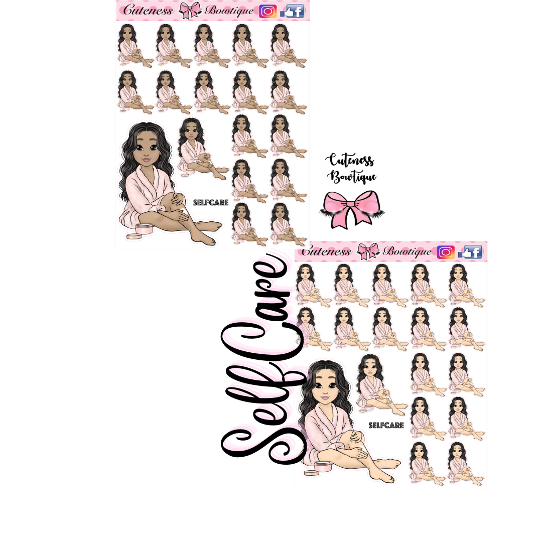 The Cutie Line Icon Sticker Sheet | Cuteness Planner Stickers for Agen ...